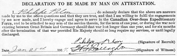 Example of a CEF Attestation Paper